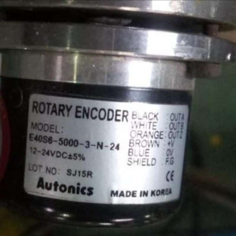 Jual Rotary Encoder Autonics E40S6 - 5000 - 3 - N - 24 Original di ...
