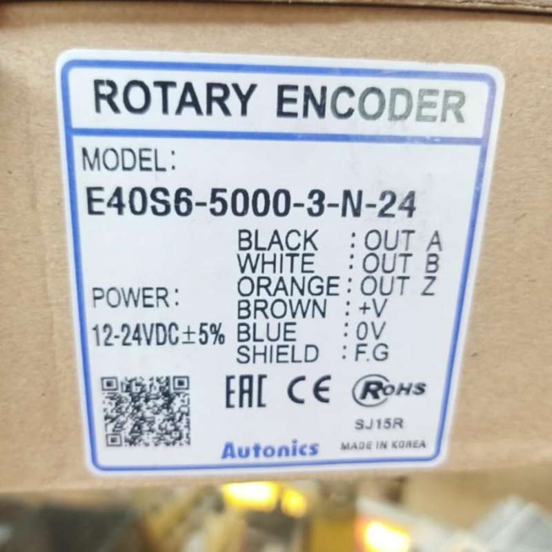 Jual Rotary Encoder Autonics E40S6 - 5000 - 3 - N - 24 Original di ...