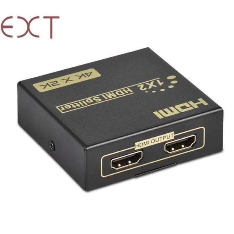 Jual Splitter Hdmi 1 In 2 Out 4K 1X2 Adapter Untuk Tv Box Eu Plug di ...
