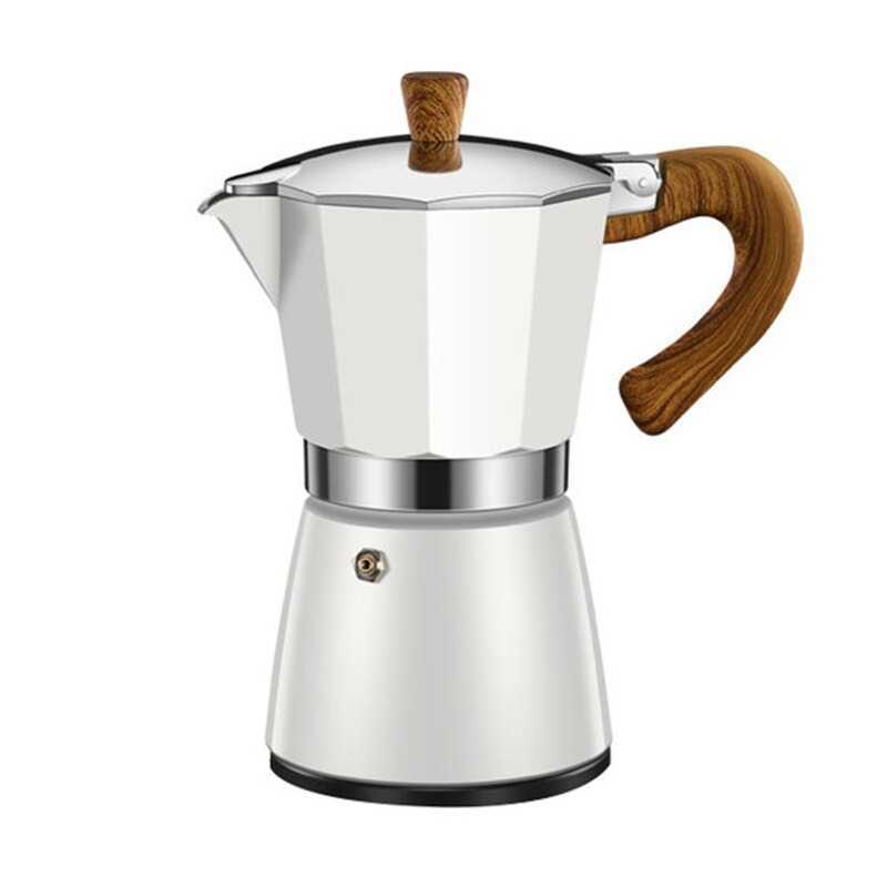 Jual Iris Teko Kopi Moka Pot Stovetop Filter Espresso Coffee 150ml - WY-04 Warna Beige di Seller ...