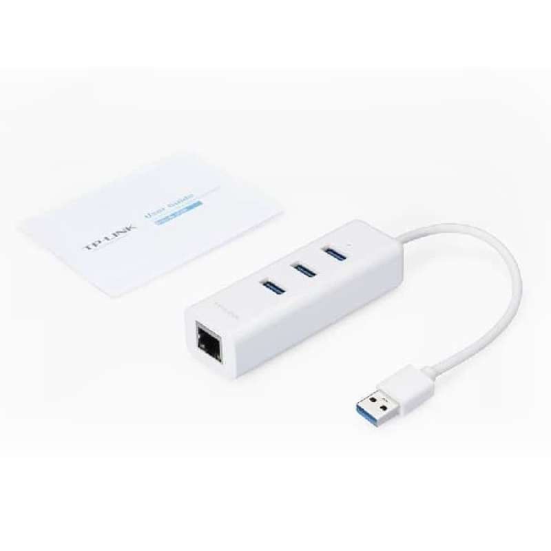 Jual TP-LINK UE330 3 Port USB HUB 3.0 Gigabit Ethernet Adapter di ...