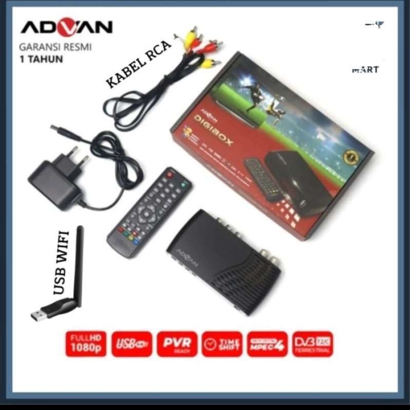 Jual ADVAN DIGIPRO Set Top Box STB DV3T2 tv digital youtube 1080p di ...