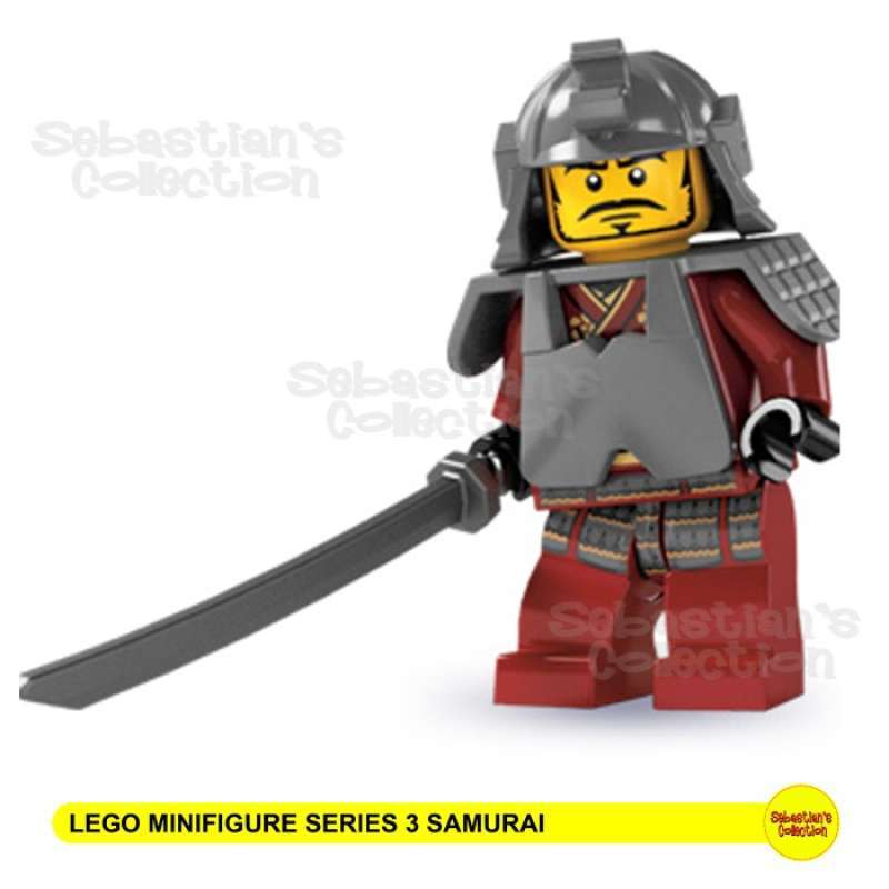 Promo LEGO MINIFIGURE SERIES 3 SAMURAI Diskon 45% di Seller stpo here ...