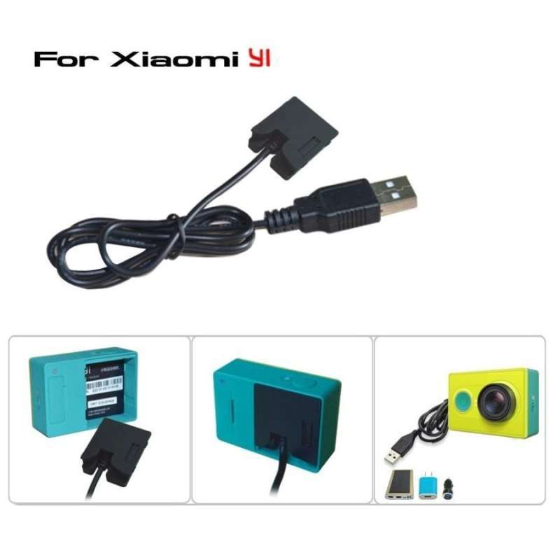 Jual Xiaomi Yi Dummy Battery Eliminator Adapter Usb Cable Power Di ...