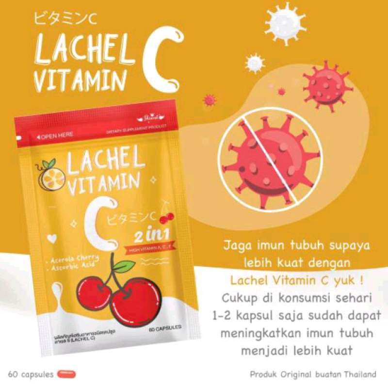 Jual (BARCODE) VITAMIN C LACHEL VITAMIN C BY SKINEST GLUTA FROZEN di ...