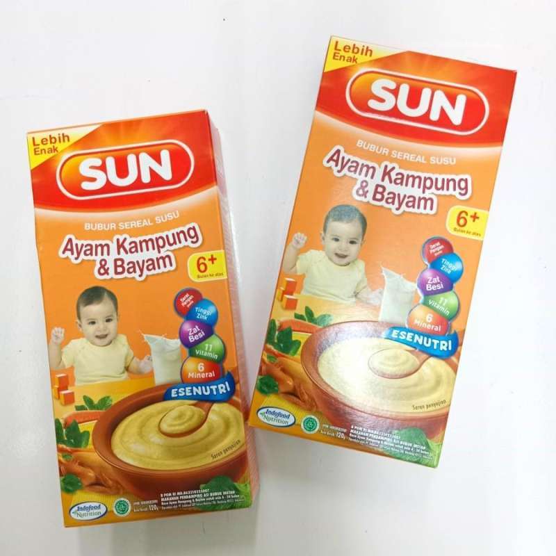 Jual bubur sun ayam kampung dan bayam di Seller MamaNaiShop - Adiarsa ...