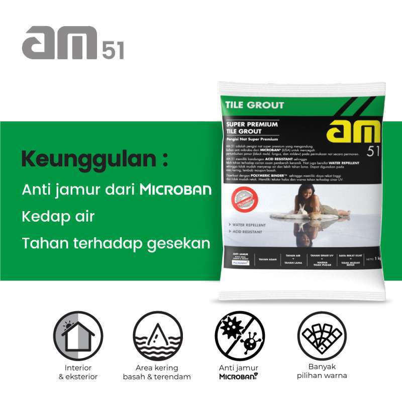 Jual Am 51 Nat Anti Jamur Tahan Asam [1 Kg] - Mid Brown - Di Seller Am ...