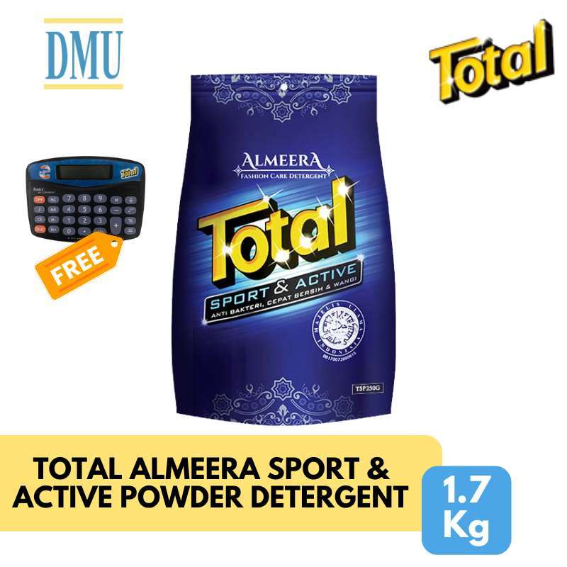 Jual Total Detergent Almeera Sport & Active Powder Detergent [1800 g ...