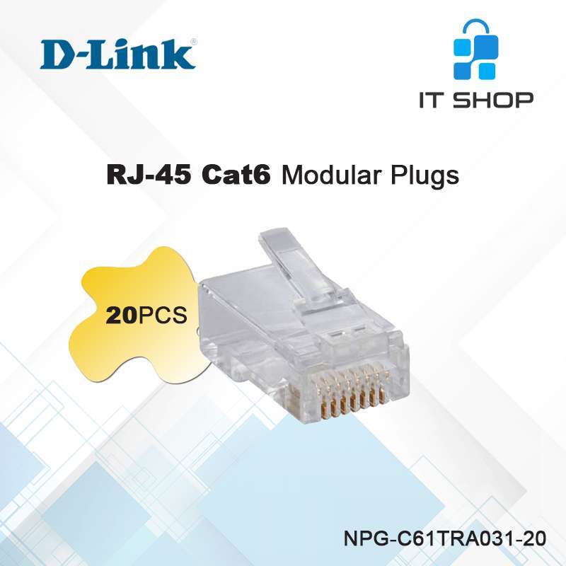 Jual D-link Connector Utp Rj-45 Cat 6 Isi 20pcs Di Seller It Shop ...