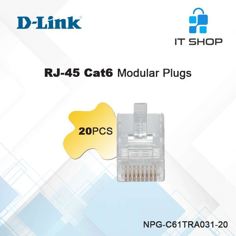 Jual D-link Connector Utp Rj-45 Cat 6 Isi 20pcs Di Seller It Shop ...