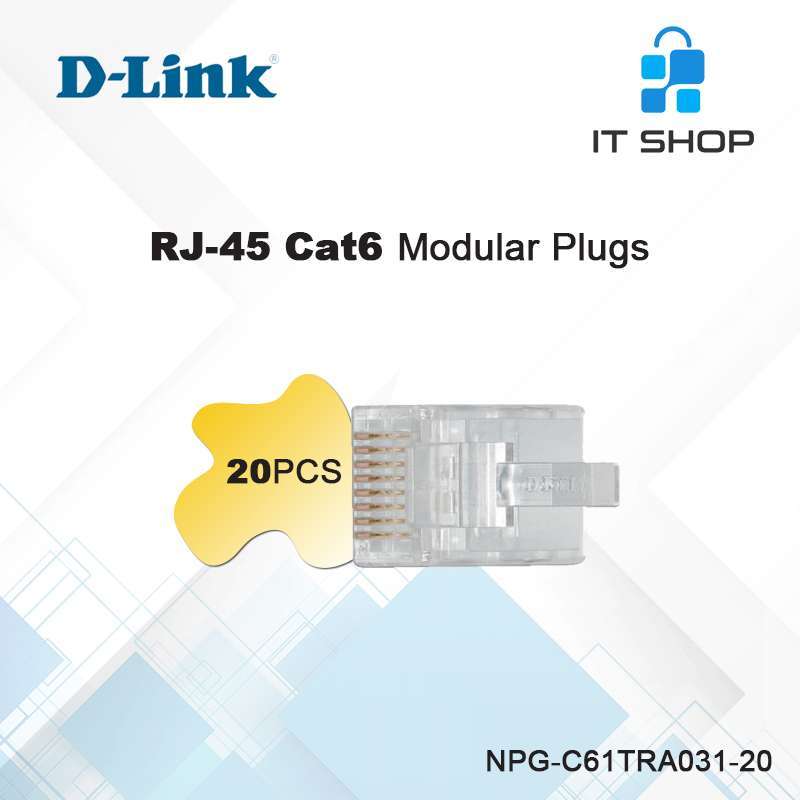 Jual D-link Connector Utp Rj-45 Cat 6 Isi 20pcs Di Seller It Shop ...