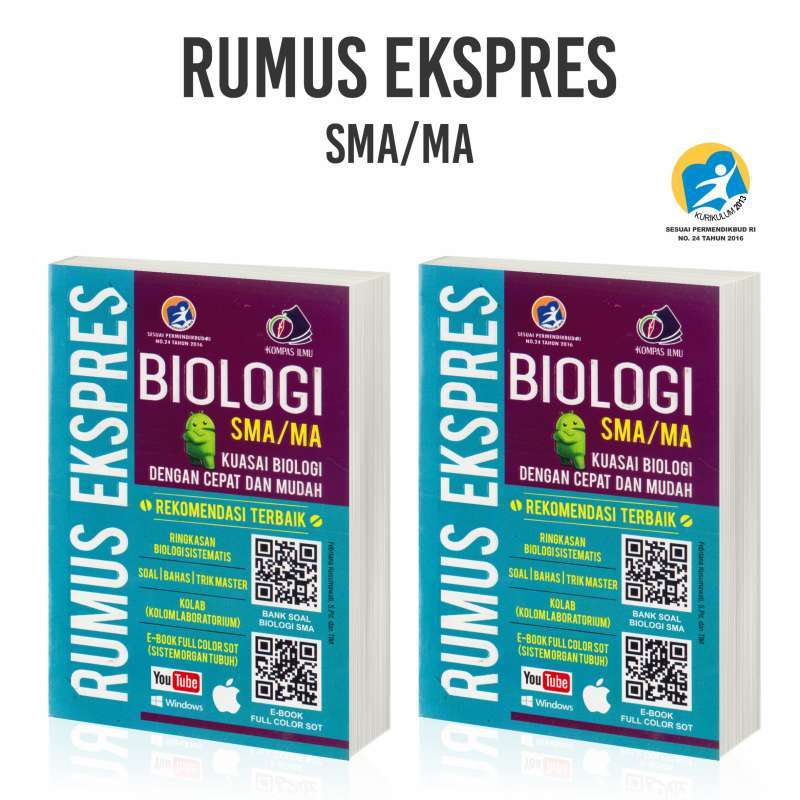 Jual Buku Rumus Kimia SMA MA / Buku Rumus Biologi SMA MA / Buku Rumus ...
