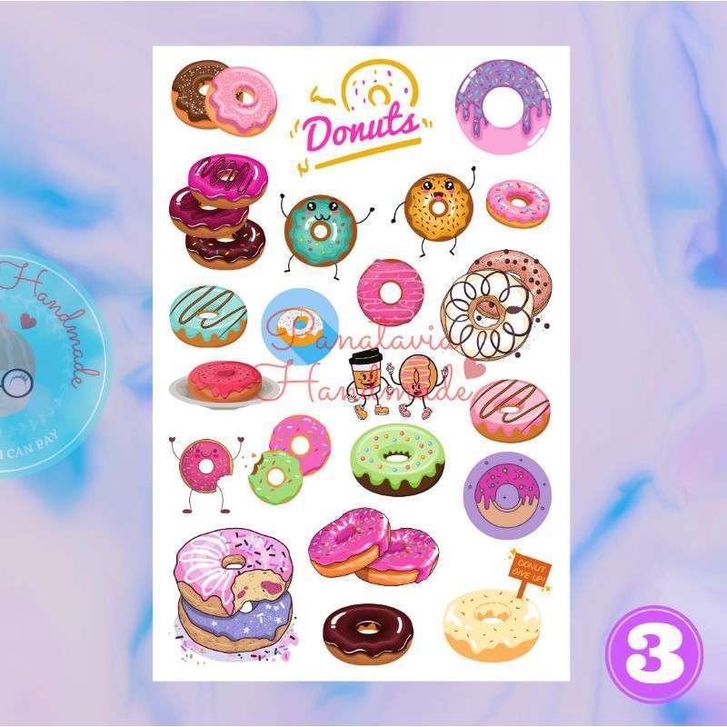 Jual Stiker Lucu Tema Food 1 | Stiker Tahan Air | Stiker Tahan Cuaca ...