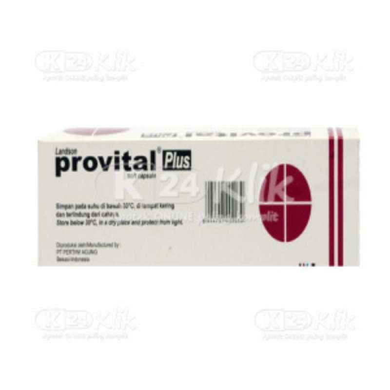 Jual Provital Plus 1 Strip Di Seller Apotek Satrio Gading Serpong ...