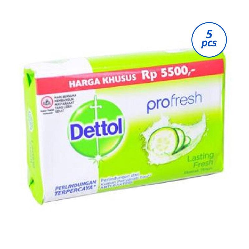 Jual Dettol Profresh Lasting Fresh Sabun Mandi Batang [65 G/ 5 Pcs] Di Seller Libra Mart - Dauh ...