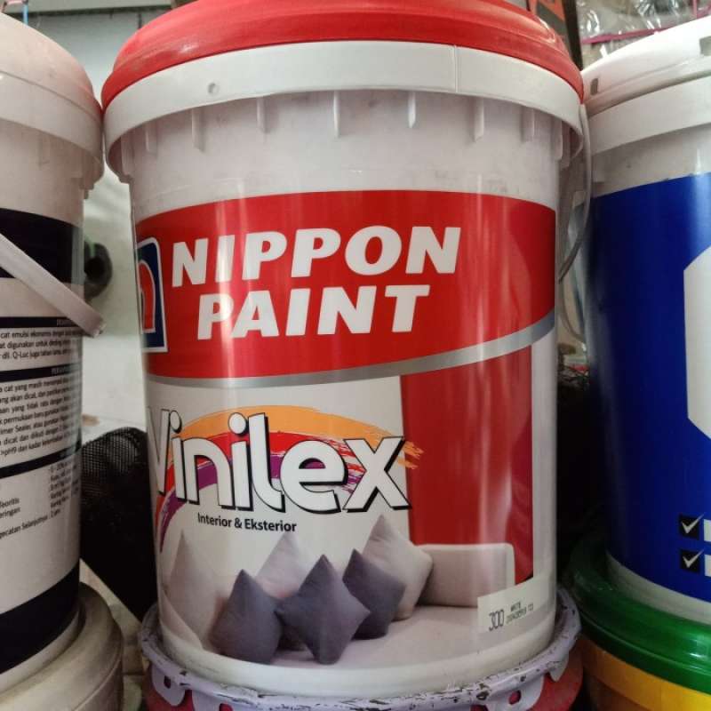 Promo CAT TEMBOK VINILEX 25 KG ( PAIL ) WARNA 300 WHITE Diskon 33% di ...