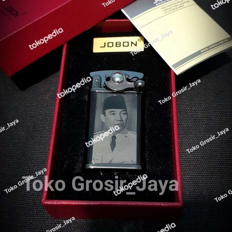 Promo Korek api unik antik Jobon Original Ir sukarno bisa logo dan foto ...
