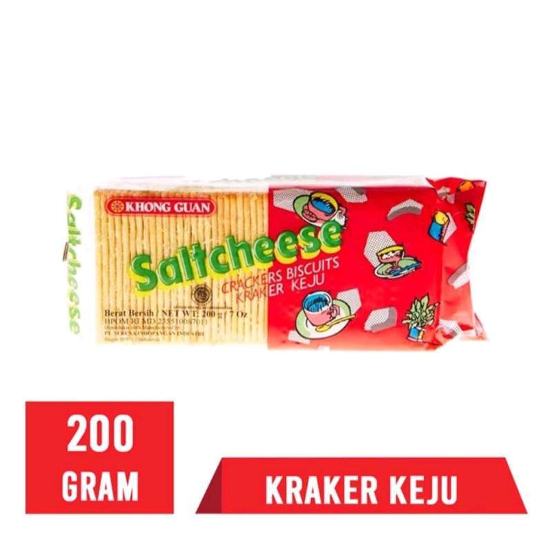 Jual Khong Guan Saltcheese Crackers Biskuit Kraker Keju 200gr di Seller ... Jual Khong Guan Saltcheese Crackers Biskuit Kraker Keju 200gr di Seller ...