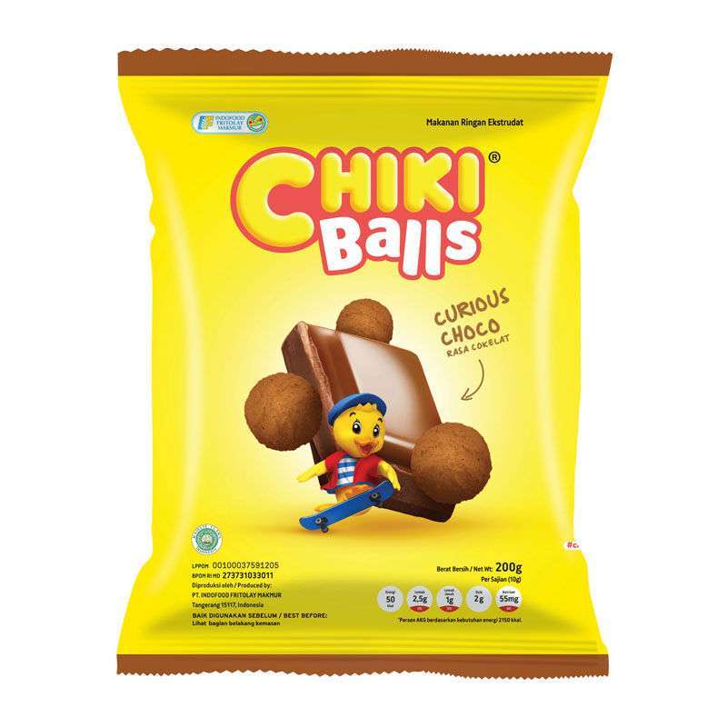 Jual Chiki Ball Rasa Cokelat Snack [200 g] di Seller padimasprima ...
