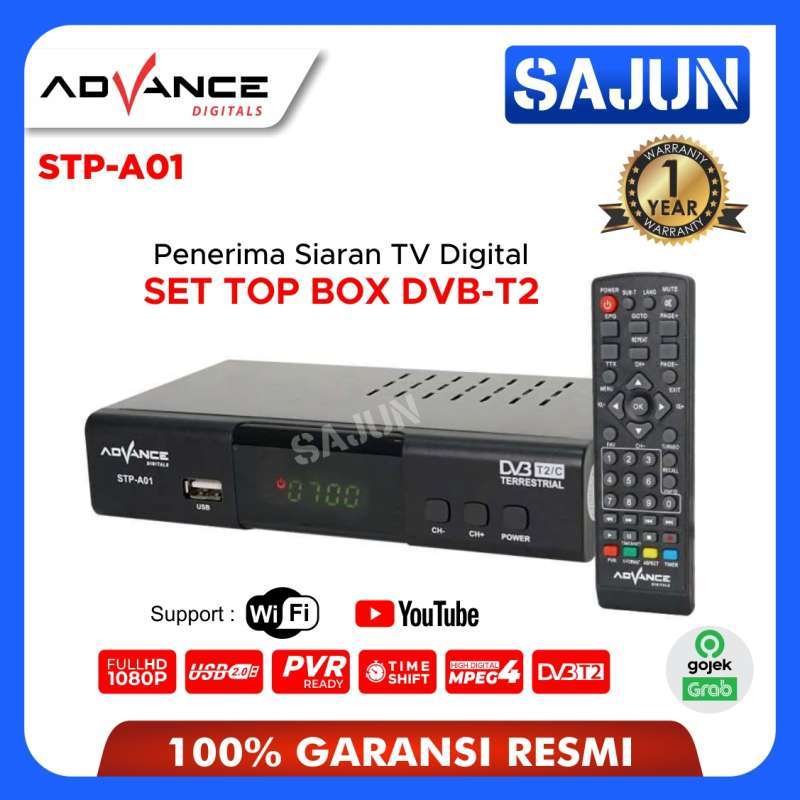 Promo Advance Tv Digital Receiver Penerima Siaran Full Hd Set Topbox Stp-a01 Diskon 42% Di ...