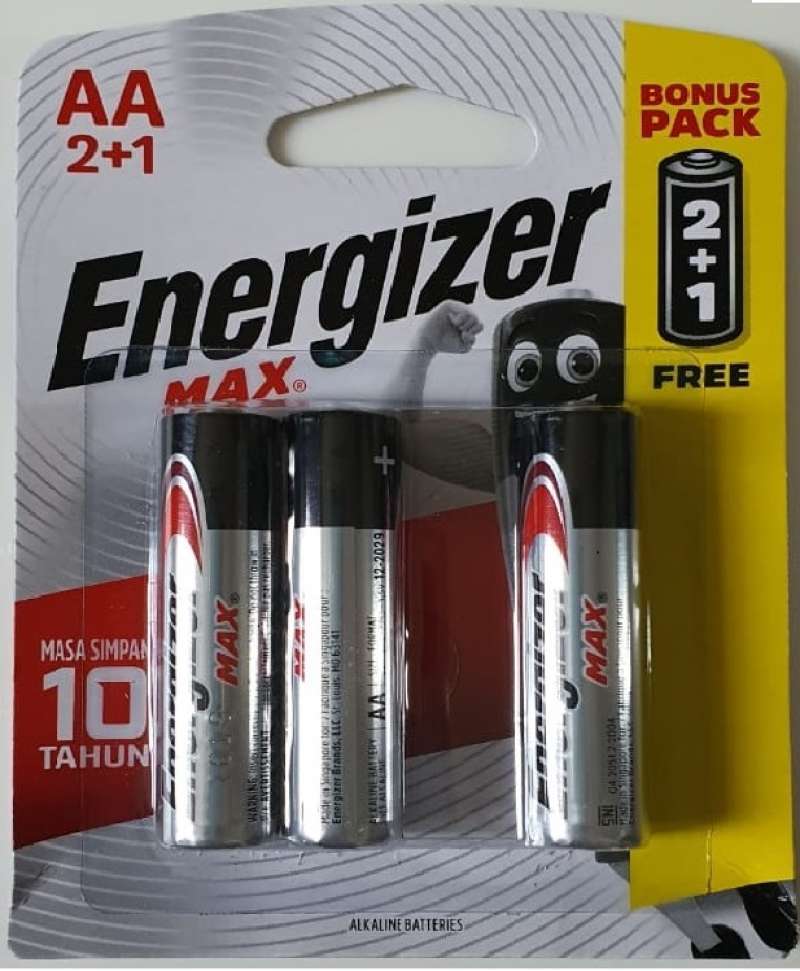 Jual Energizer Max AA / A2 Baterai [2 + 1 pcs] di Seller Epicerie - Medang, Kab. Tangerang | Blibli