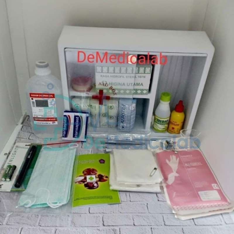 Promo Kotak P3K + Isi / Paket B Kotak P3K / Kotak P3K di Tempat Kerja ...