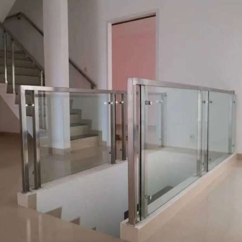 Jual Kaca railing tangga clear 10mm tempered Asahi di Seller Kacakita ...