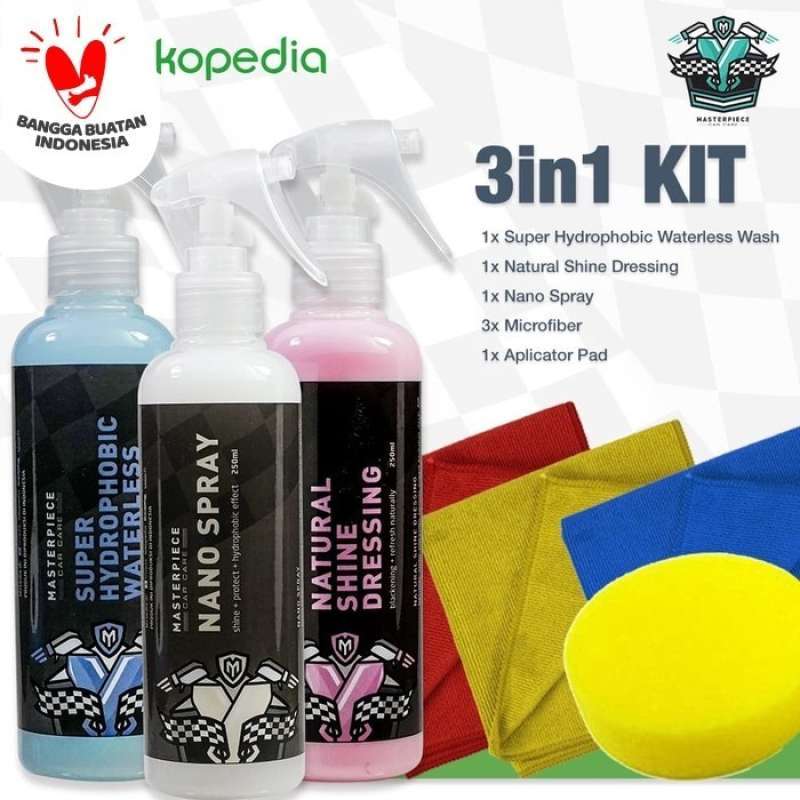 Jual 3in1 Simple Daily Kit | Perawatan Cuci, Proteksi, dan Semir Kendaraan di Seller Alfa Sentra ...