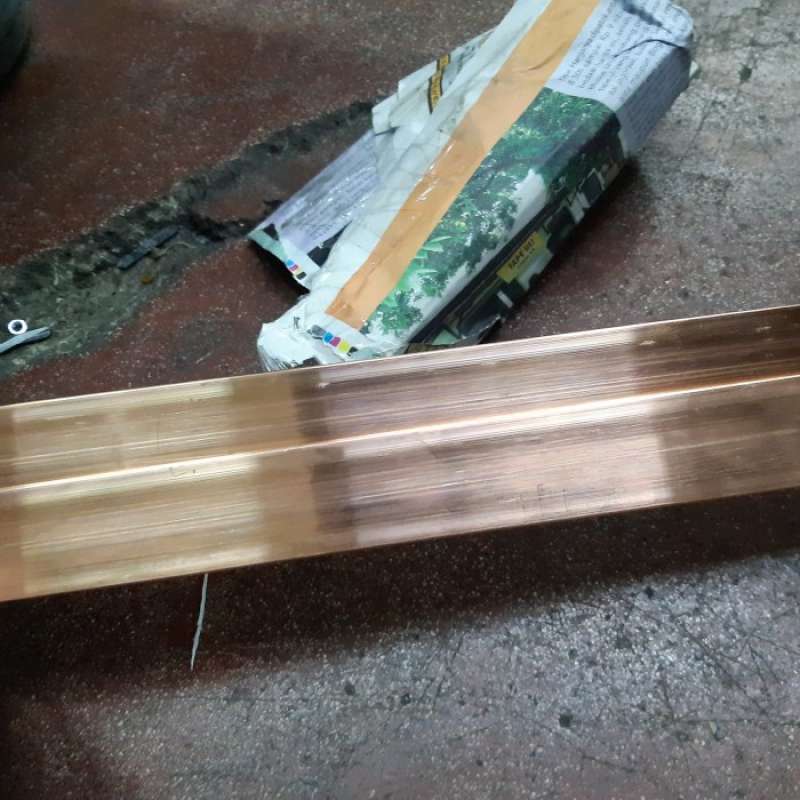 Jual plat tembaga busbar diameter 3mmx30mm x panjang 1 meter di Seller ...