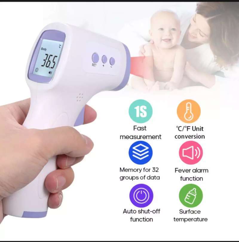 Promo Thermometer Infrared Non Contact Digital Termometer - Thermogun ...