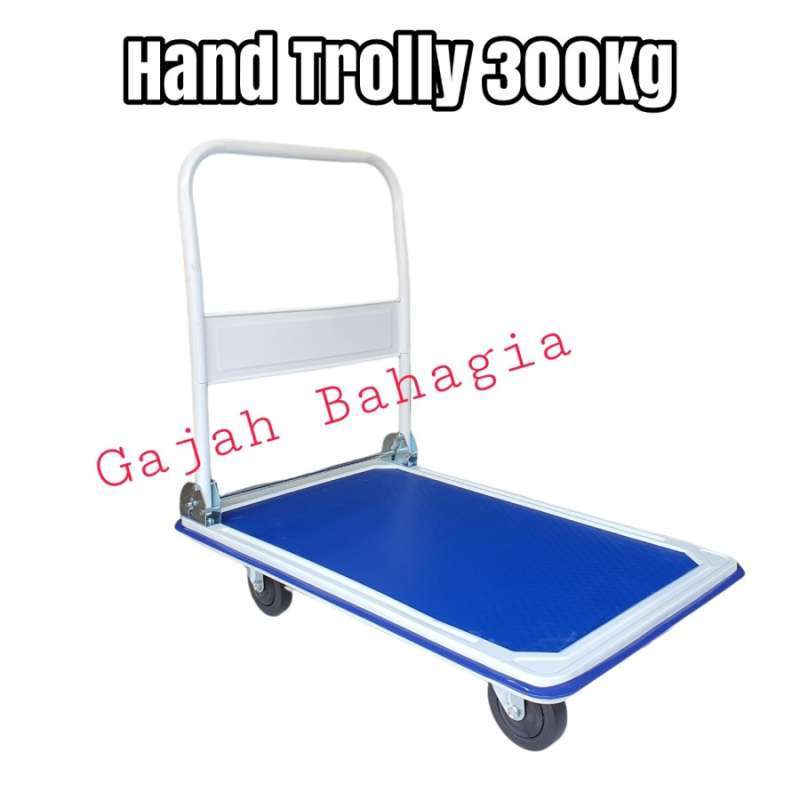 Jual Troli Lipat Dorong Hand Truck 300 Kg Lori Alat Angkut Barang ...