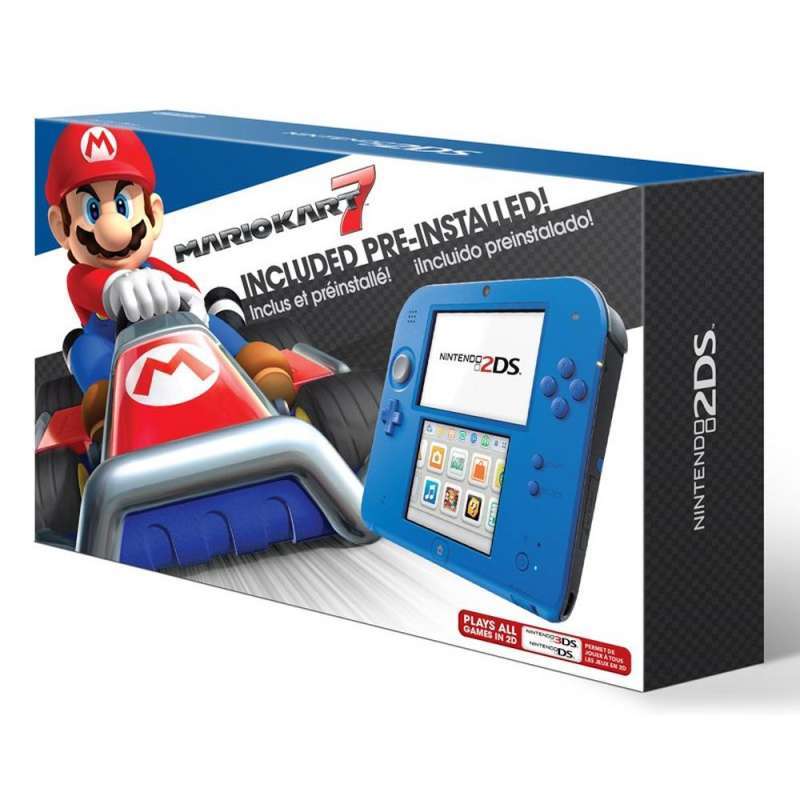 Jual Nintendo 2DS Mario Kart 7 Edition Gaming Console - Blue di Seller ...