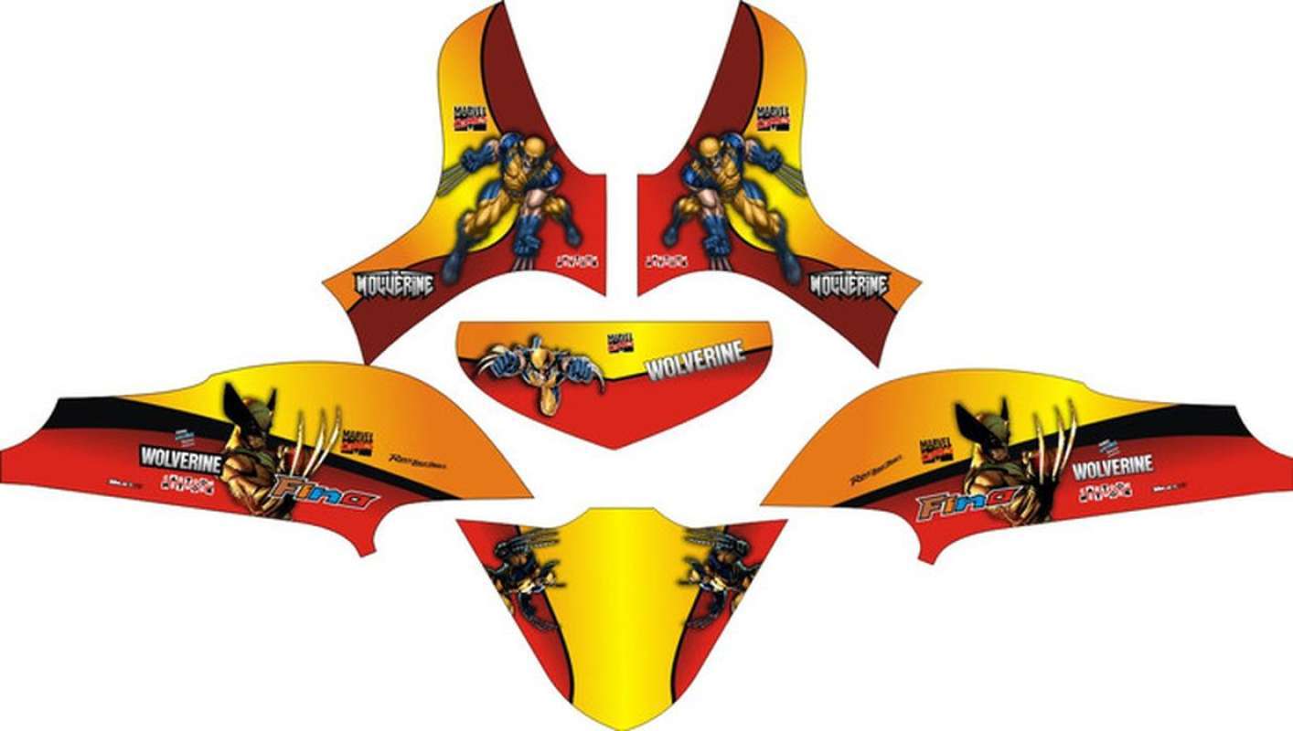 Jual Master Decal Modif Stiker Motor for Yamaha Fino Wolverine Fb di ...