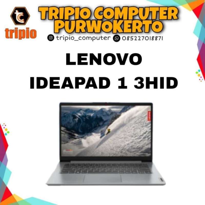 Promo LENOVO IdeaPad Slim 1 3HID (R3-7320U/8GB/256GB/Win11+OHS/14 ...