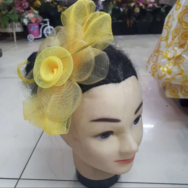 Promo Headpiece Fascinator Jepit Jala Kecil Bunga Pita Warna 102 Diskon ...