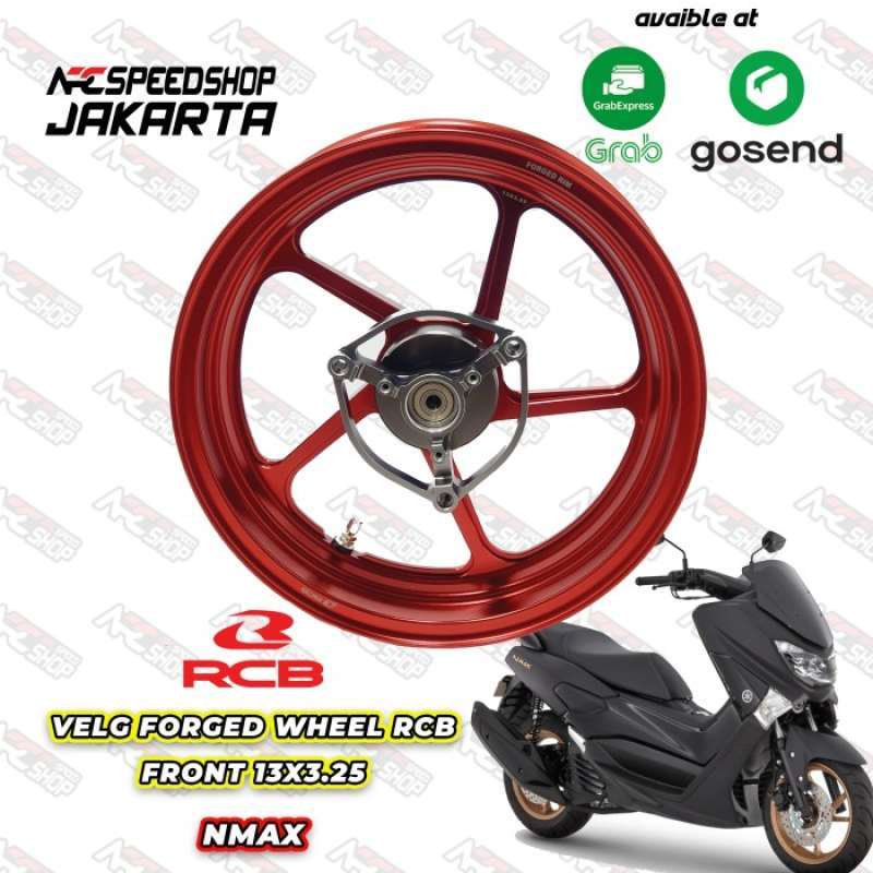 Jual Velg Nmax Original Rcb Forged Wheel Ring13 Pnp - Red Di Seller ...