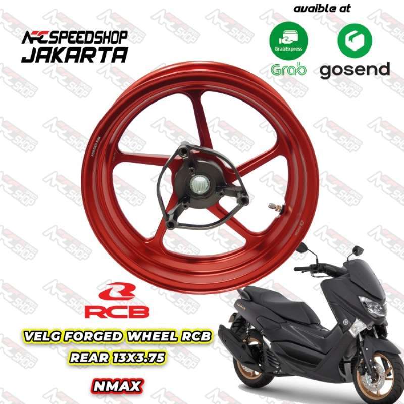 Jual Velg Nmax Original Rcb Forged Wheel Ring13 Pnp - Red Di Seller ...