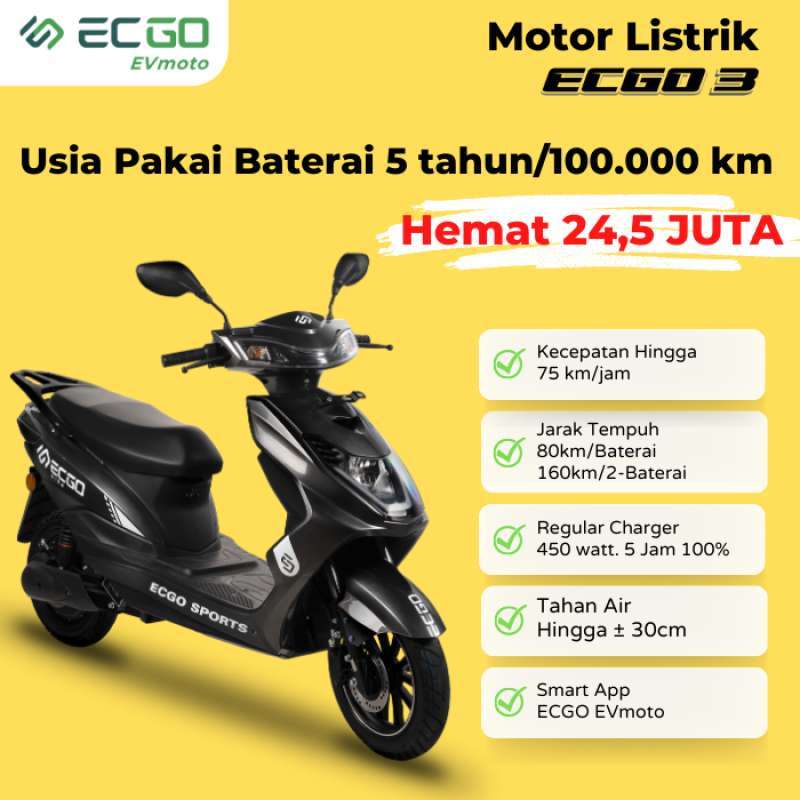 Jual Motor Listrik Ecgo 3 Sporty [off The Road Pulau Jawa] Di Seller Ecgo Evmoto - Dadap, Kab ...