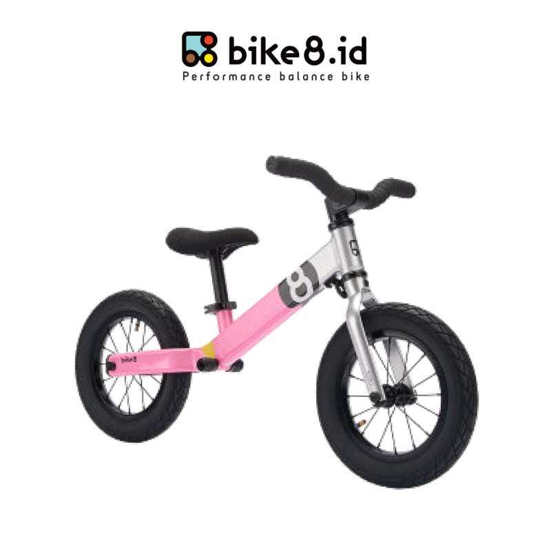 Jual BIKE8 S-PRO Balance Bike Pushbike Sepeda Anak - SILVER PINK di ...