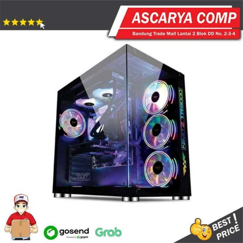 Jual Armaggeddon Nimitz Tr8000 Extended Atx Gaming Pc Case - Putih Di ...
