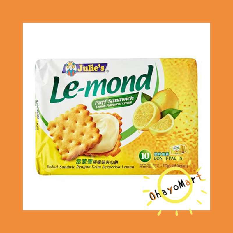 Jual Julie's Lemon Biskuit Lemon [170 g] di Seller Ohayo Mart ...