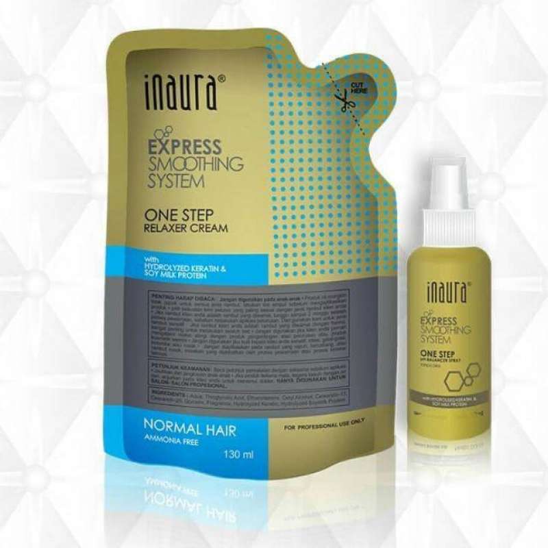 Jual Inaura Normal Hair One Step Smoothing 130 gr + Neutralizer pH ...