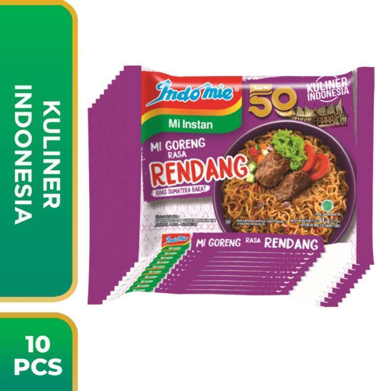 Promo Indomie Goreng Rendang 10 Pcs Diskon 11% di Seller Haikal2017 ...