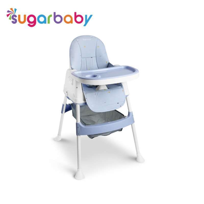 Jual Sugar Baby Klassic Chair 6 In 1 Multifunction High Chair - Blue Di ...