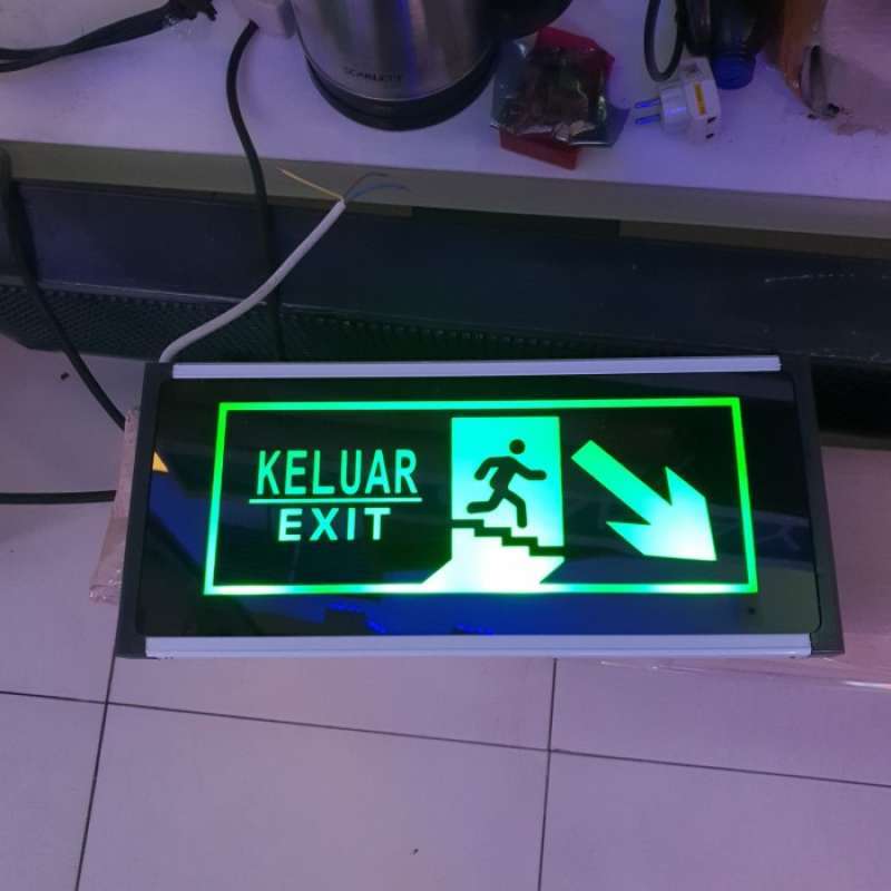 Jual Lampu Emergency Led Exit Tangga Tanda Panah Kanan Di Seller Gudang ... Jual Lampu Emergency Led Exit Tangga Tanda Panah Kanan Di Seller Gudang ...