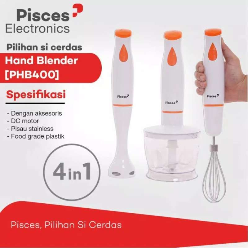 Jual Hand Blender 4 Fungsi Phb 400 - Mixer - Hand Blender Di Seller ...