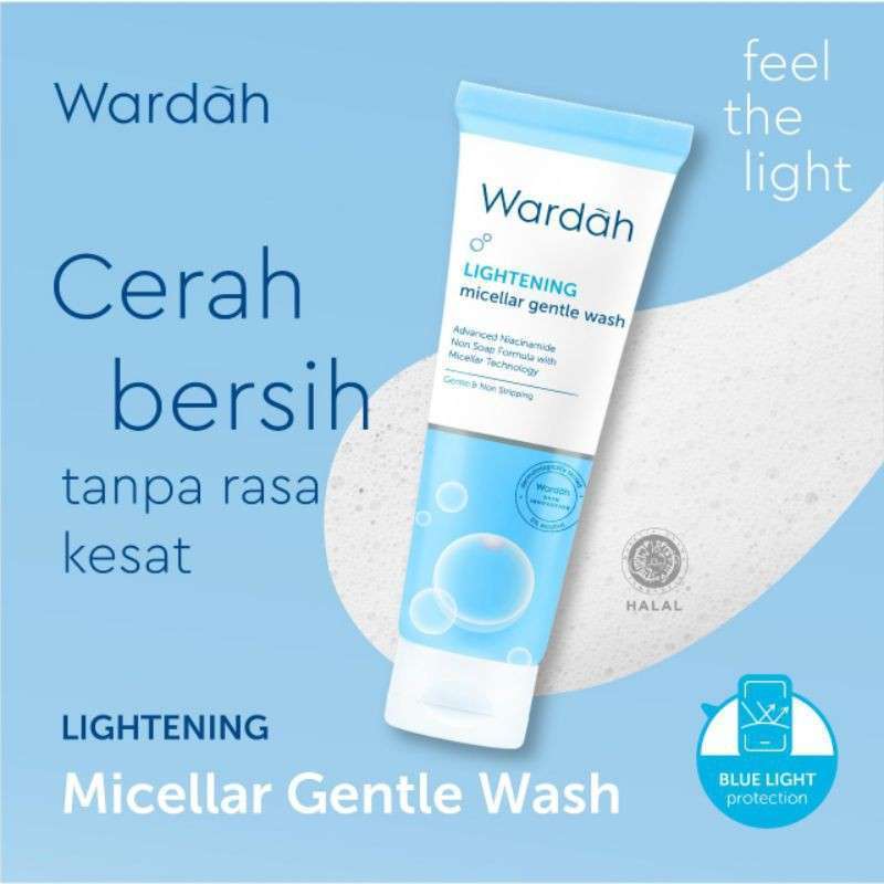 Jual Wardah Lightening Gentle Wash 50ml - Sabun Cuci Wajah Wardah ...