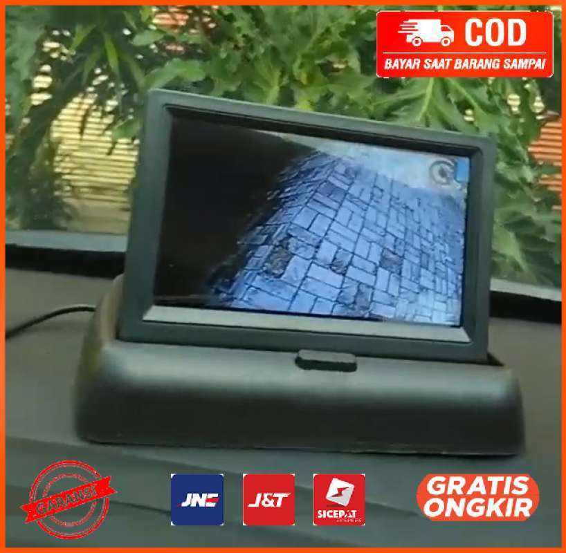 Jual Monitor Parkir Mobil Foldable Rear View TFT LCD 4.3 Inch AU43 di ...
