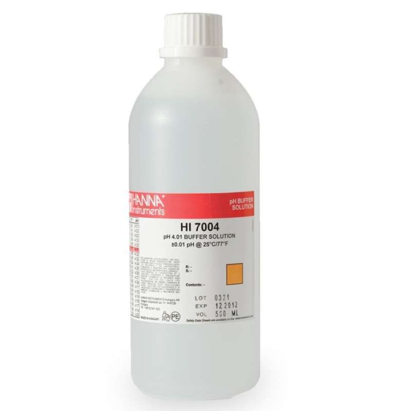 Promo Hanna - HI7004L/C pH 4.01 Calibration Solution (500 mL) Diskon 23% di Seller Alat Medis ...