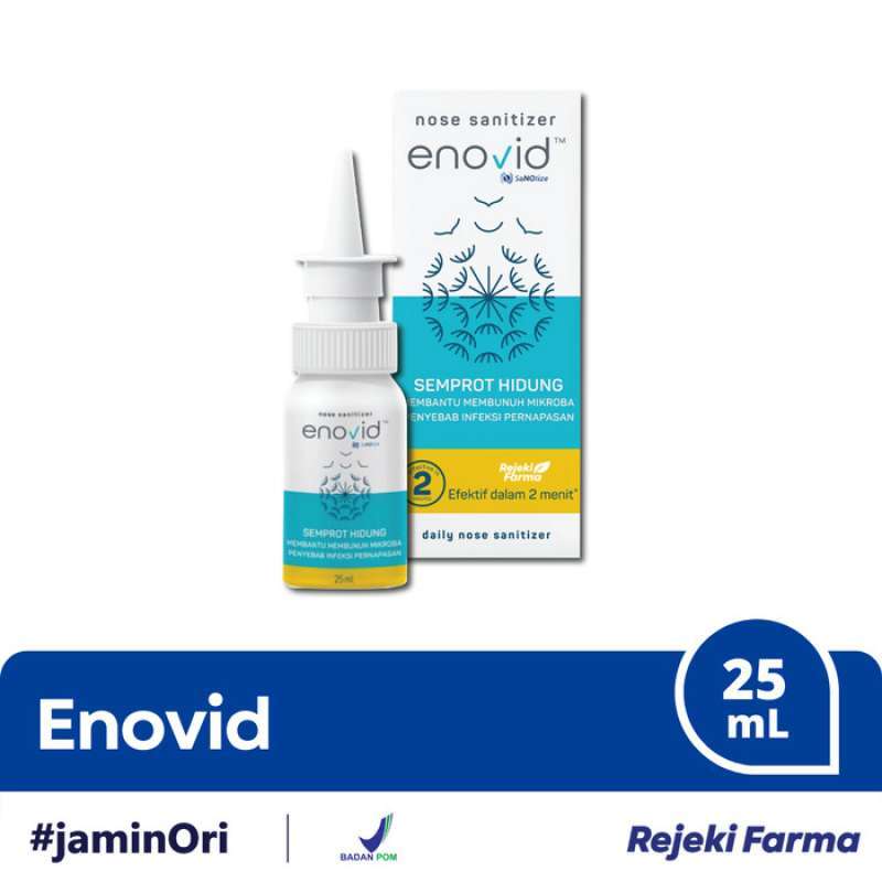 Promo ENOVID SANOTIZE NASAL SPRAY 25 ml Daily Nose Sanitizer Semprot ...